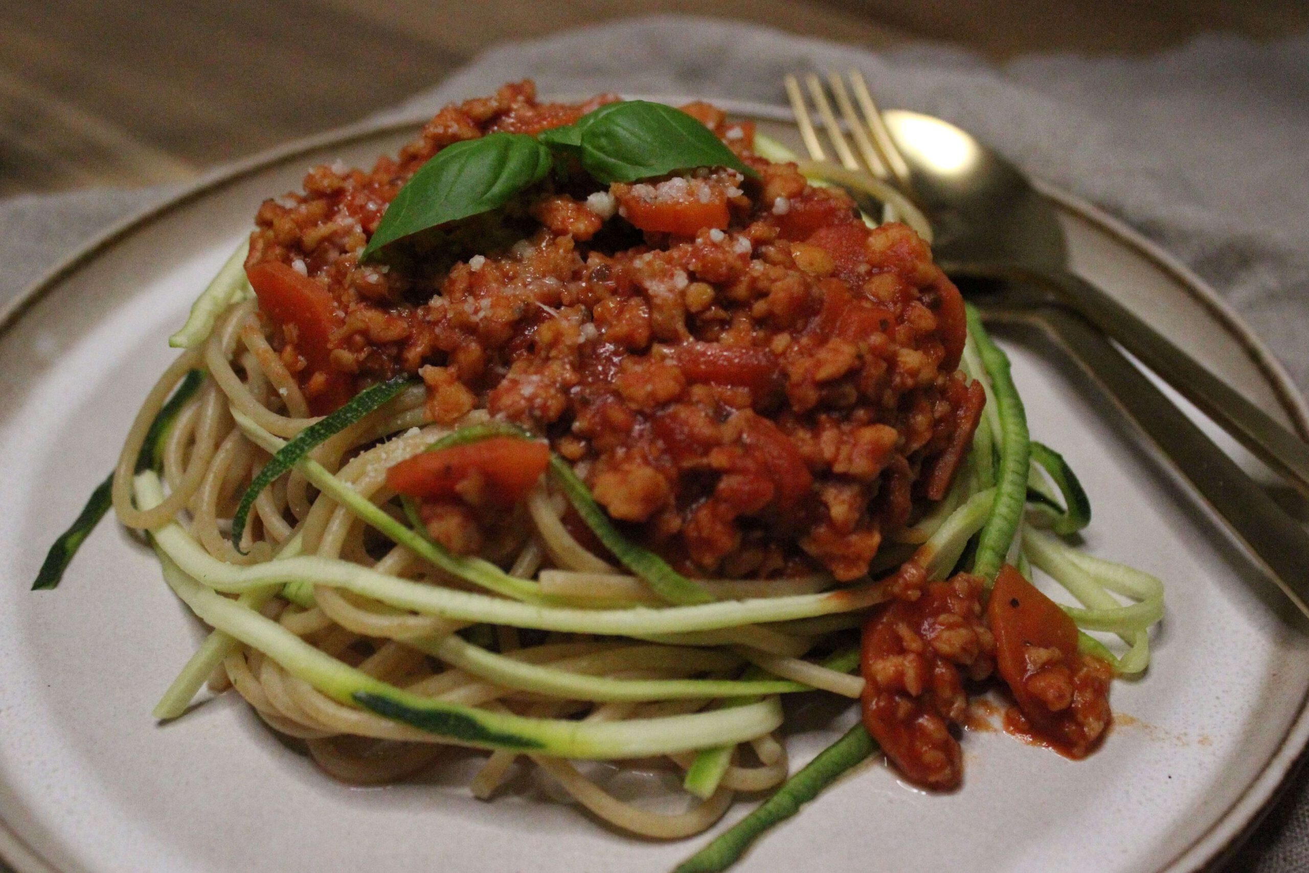Soja Bolognese // Mittagessen // sei-gesuender